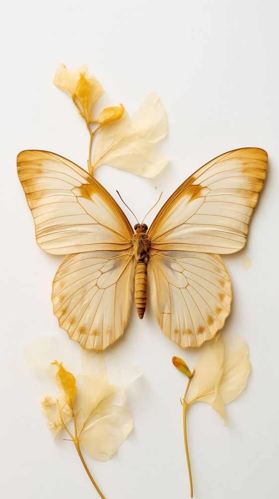PNG Real pressed butterfly flower | Free Photo - rawpixel