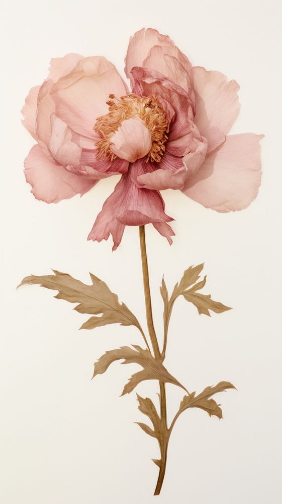 PNG Real pressed peony flower | Premium Photo - rawpixel
