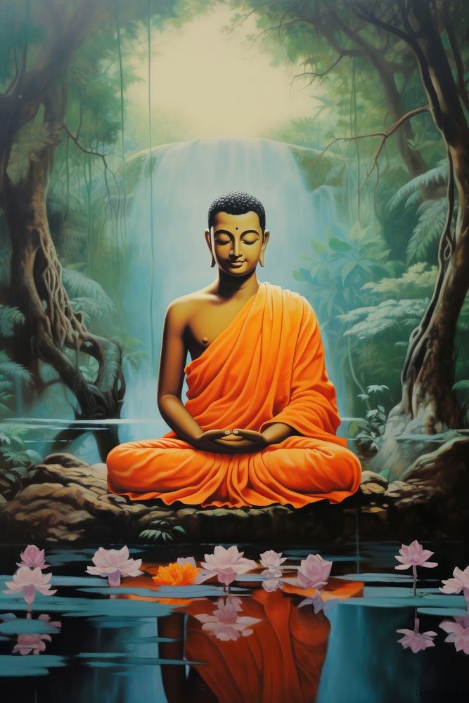 Siddhartha Gautama worship adult representation. | Free Photo ...