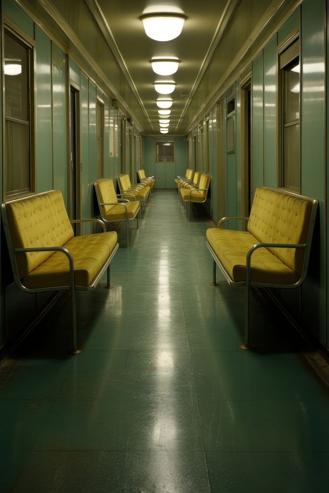 Old train hallway passenger furniture | Free Photo - rawpixel