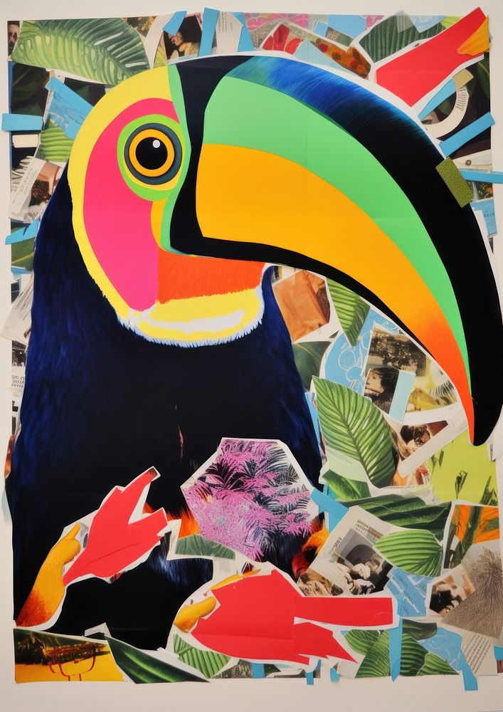 Toucan collage animal bird | Free Photo Illustration - rawpixel