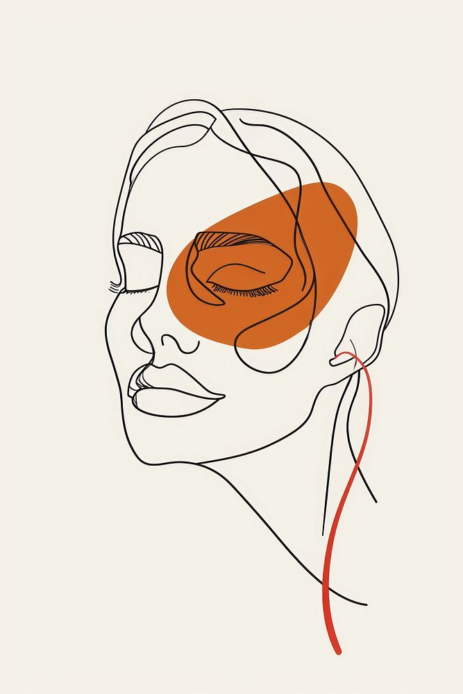 Simple line art women drawing | Free Photo Illustration - rawpixel