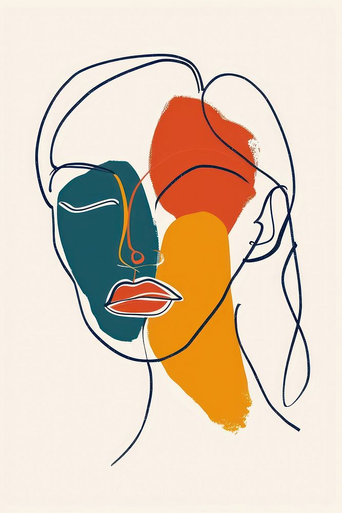 Simple line art women creativity | Free Photo Illustration - rawpixel