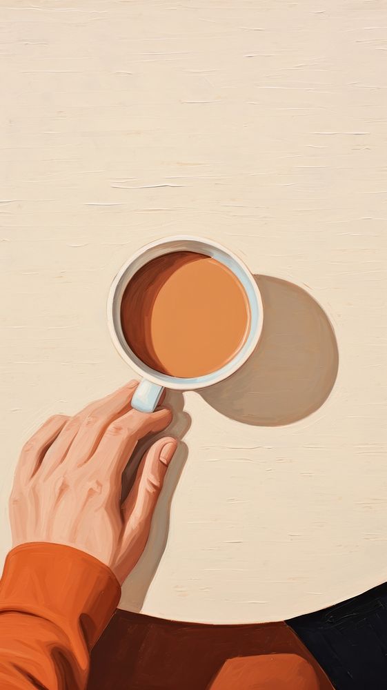 Minimal space coffee tea drink | Free Photo Illustration - rawpixel