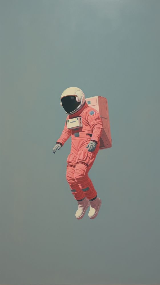 Minimal space astronaut recreation adventure | Premium Photo ...