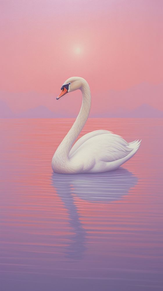 Minimal space swan animal bird | Premium Photo Illustration - rawpixel