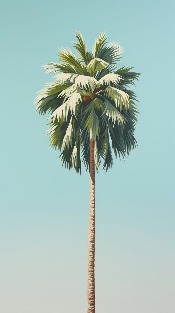 Minimal space palm tree plant | Free Photo Illustration - rawpixel