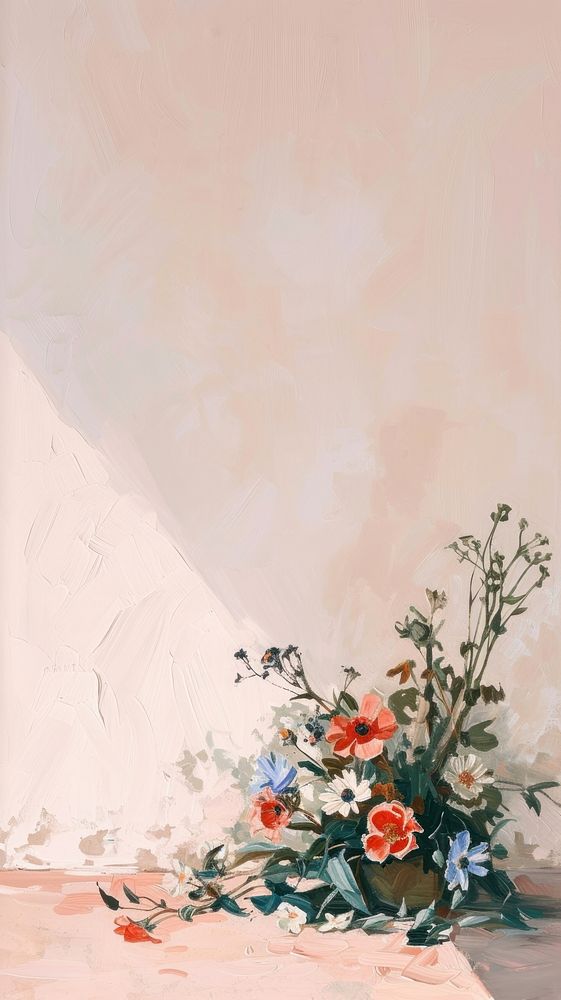 Painting flower plant art. | Free Photo Illustration - rawpixel