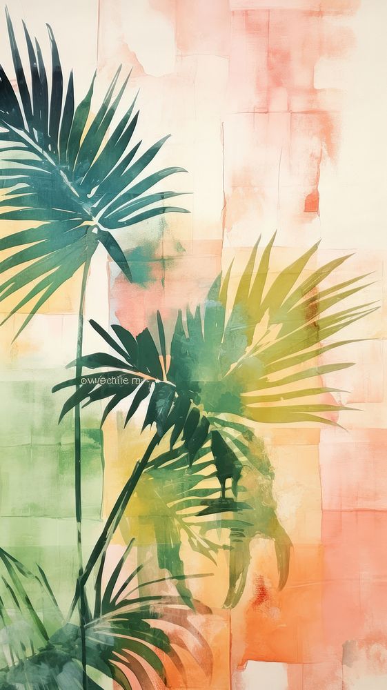 Minimal simple tropical forest art | Free Photo Illustration - rawpixel