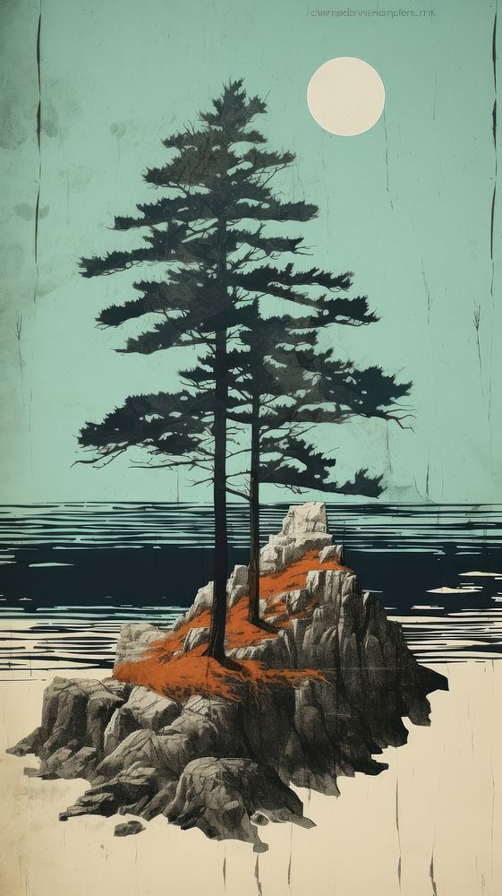 Tree art outdoors painting. | Premium Photo Illustration - rawpixel