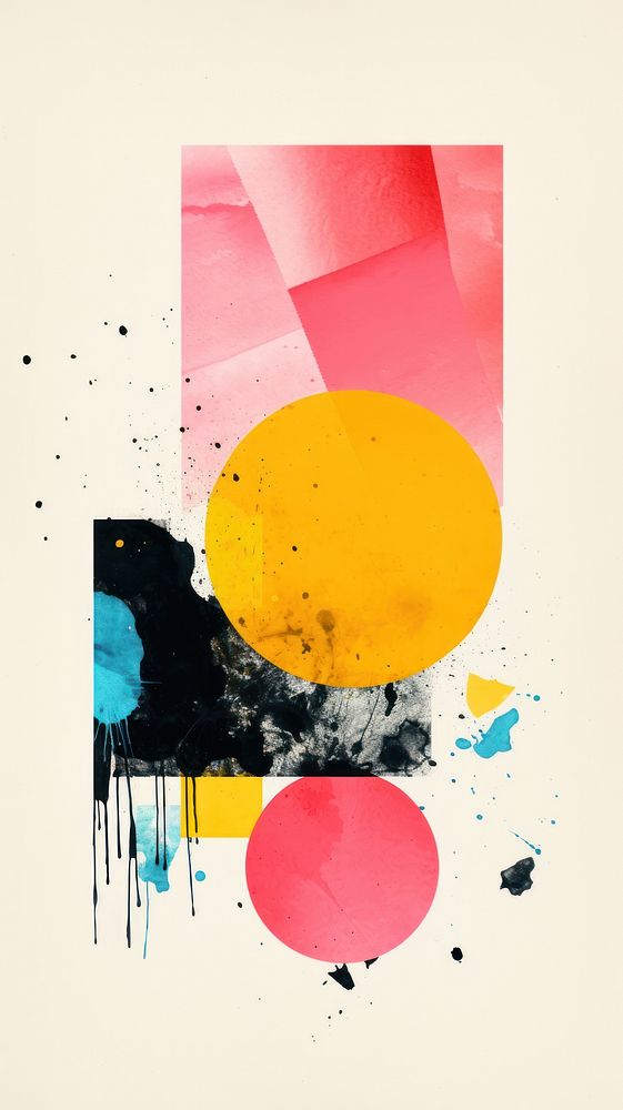 Art abstract painting collage. | Free Photo Illustration - rawpixel