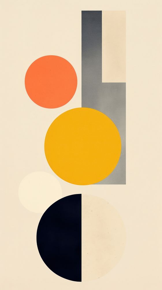 Minimal simple shapes art creativity | Premium Photo Illustration ...