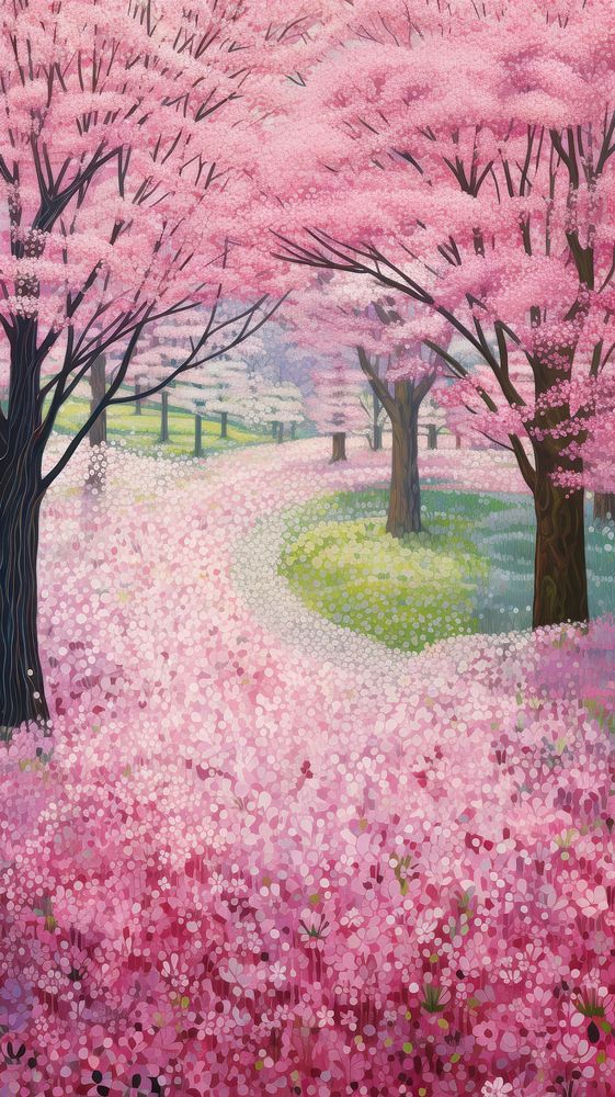 Flower park landscape outdoors. | Free Photo Illustration - rawpixel