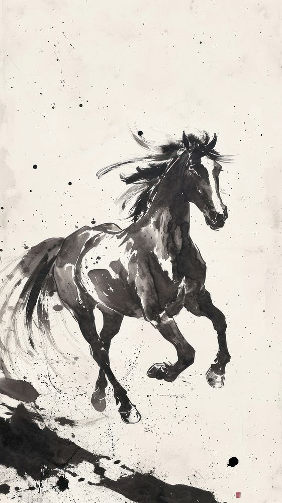 Horse stallion drawing animal. | Premium Photo Illustration - rawpixel