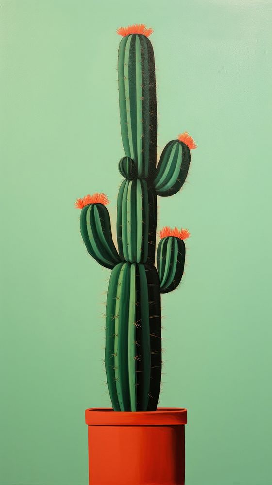 Minimal space cactus plant houseplant | Free Photo Illustration - rawpixel