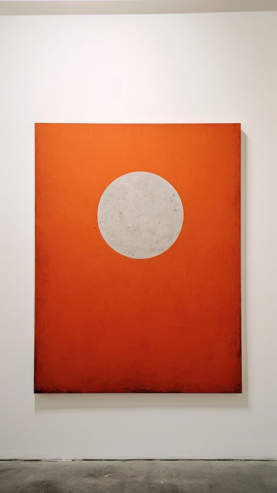 Minimal space moon painting art | Free Photo Illustration - rawpixel