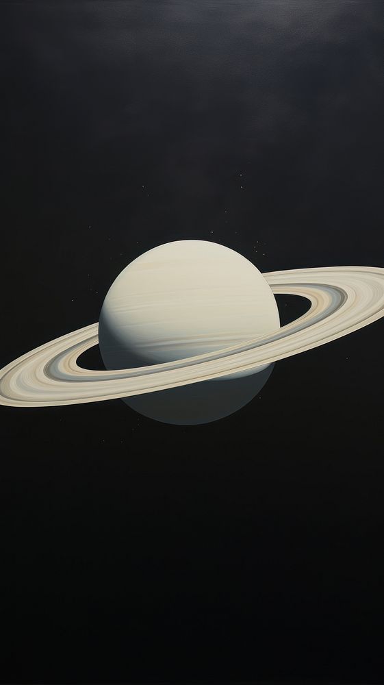 Minimal style saturn space astronomy | Premium Photo Illustration ...