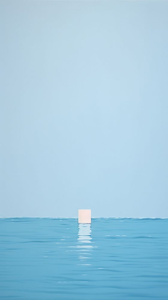 Minimal water outdoors horizon nature. | Premium Photo Illustration ...