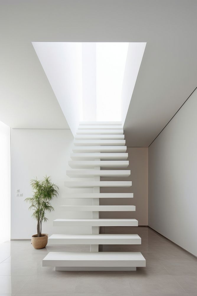 Minimalist staircase architecture building stairs | Free Photo - rawpixel