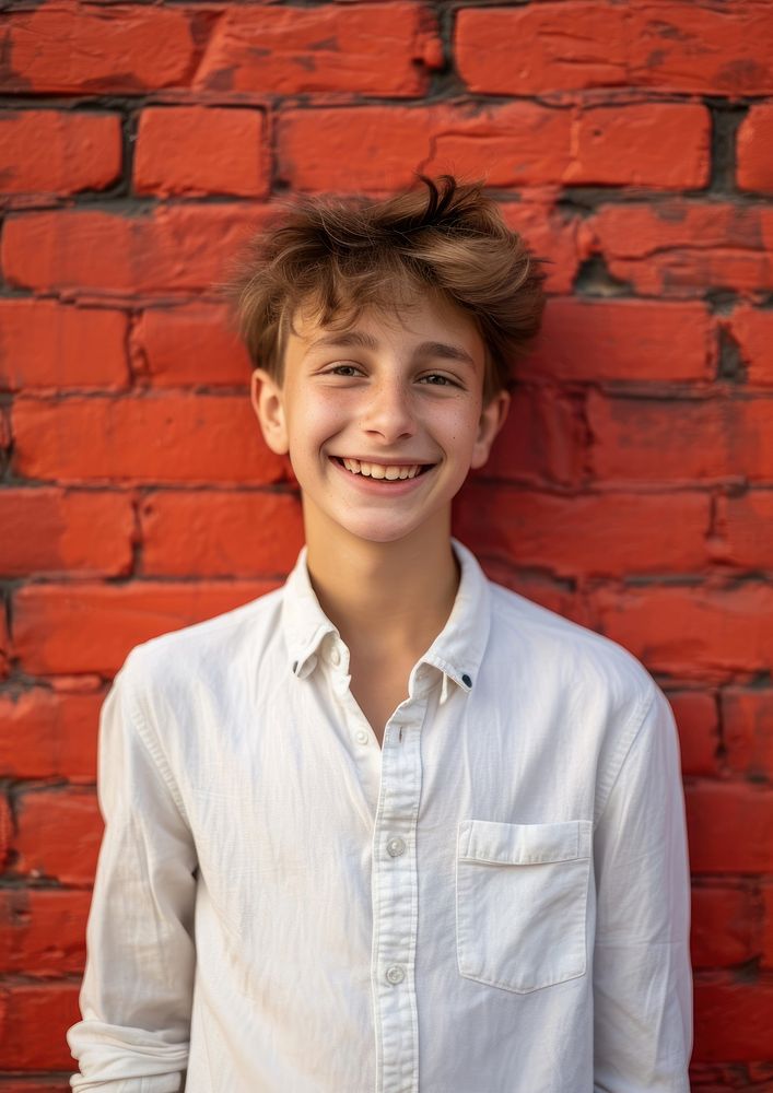 Portrait brick shirt clothing | Free Photo - rawpixel