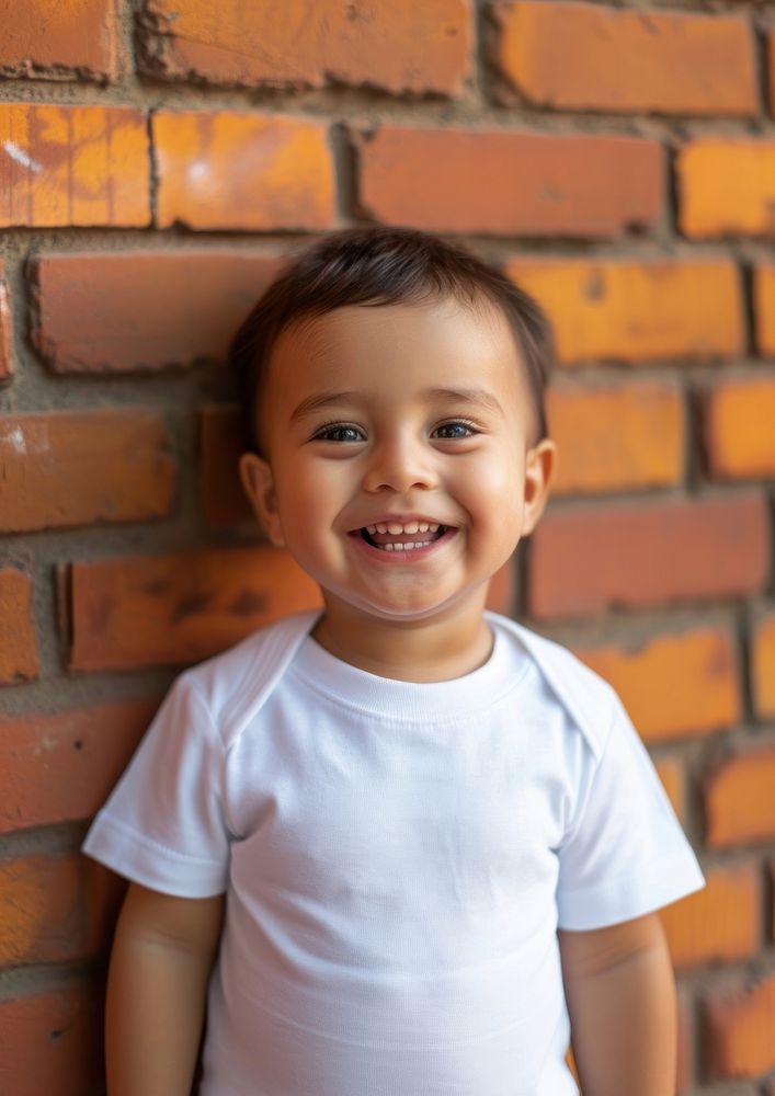 T-shirt portrait brick clothing. | Free Photo - rawpixel