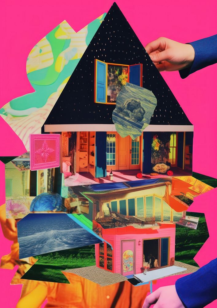 House collage art furniture. | Premium Photo Illustration - rawpixel