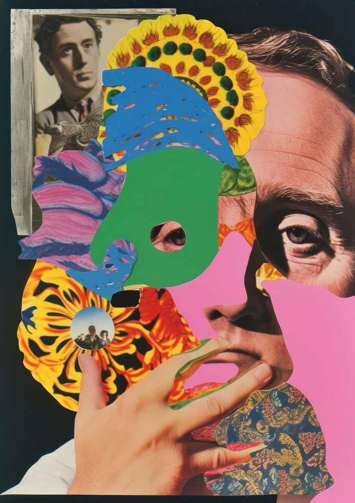 Man thinking collage art photography. | Free Photo Illustration - rawpixel