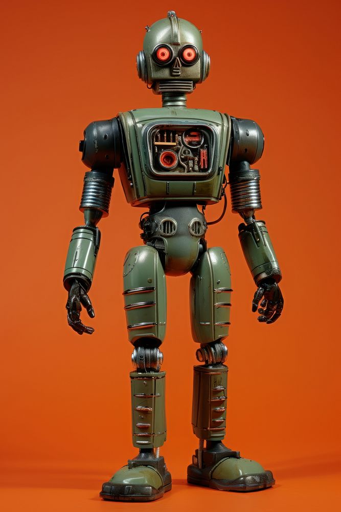Full body friendly robot toy | Free Photo Illustration - rawpixel