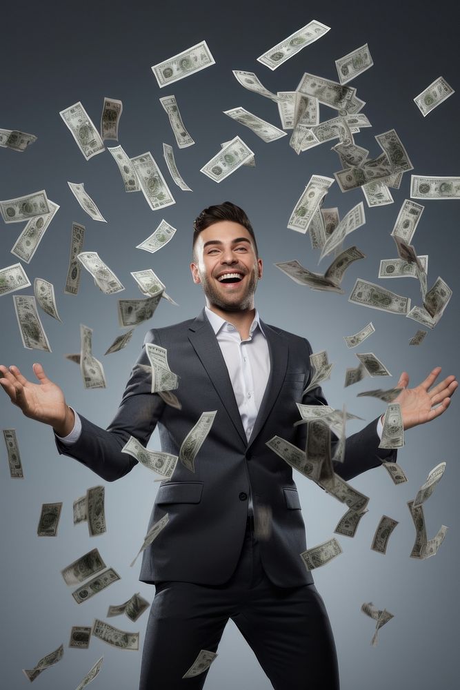 Businessman portrait money dollar. AI | Premium Photo - rawpixel