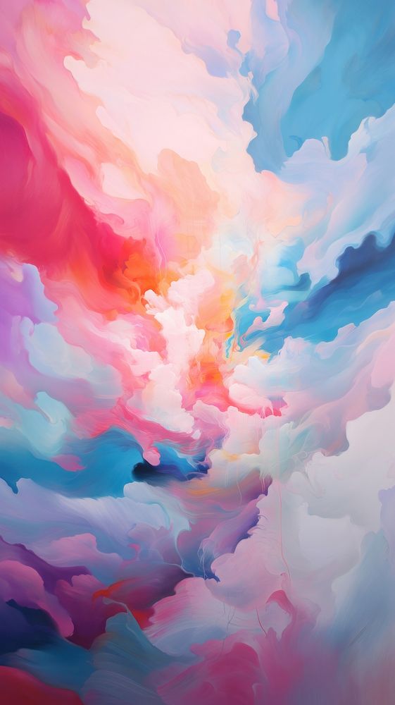 Color abstract sky painting nature. | Premium Photo Illustration - rawpixel