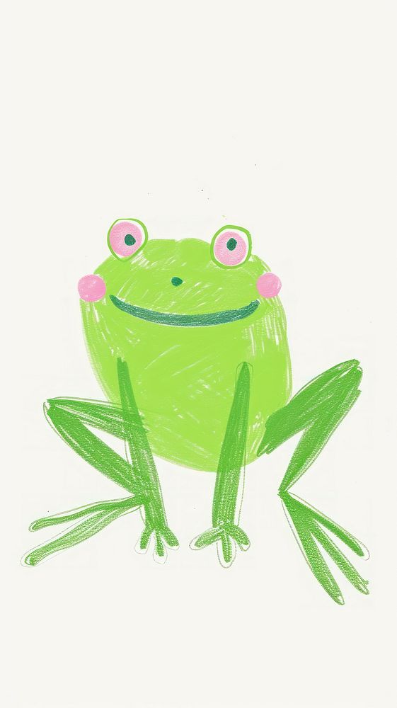Cute ribbit illustration amphibian wildlife | Free Photo Illustration ...