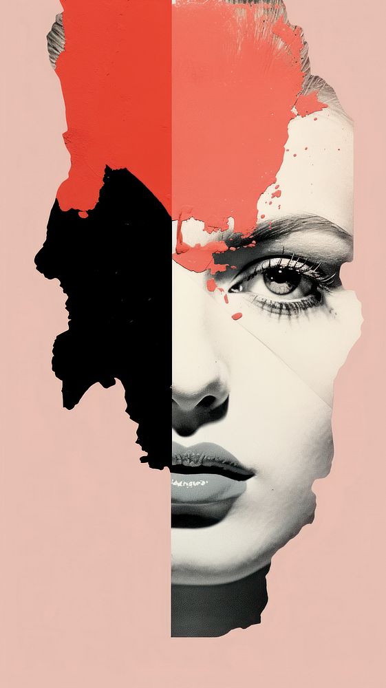 Minimal simple thinking art portrait | Free Photo Illustration - rawpixel