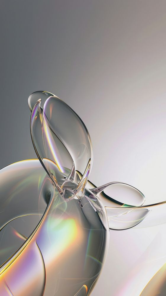 Rabbit glass transparent reflection. | Premium Photo Illustration ...