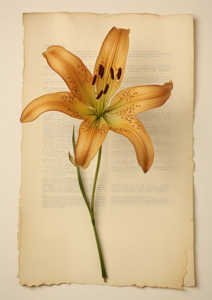 Flower lily petal plant. | Free Photo - rawpixel