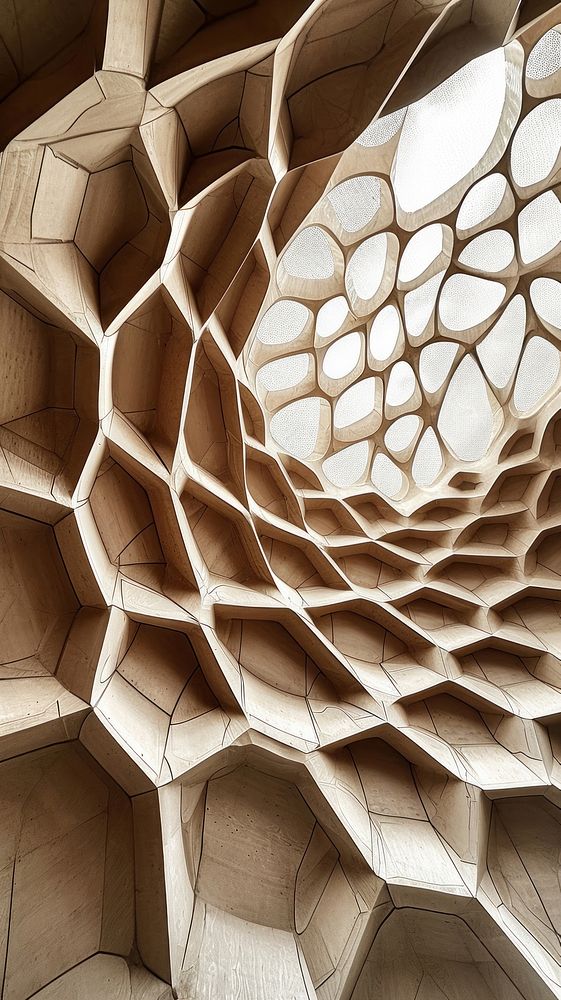 Architecture honeycomb building pattern. | Free Photo - rawpixel