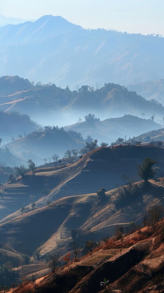 Nature landscape mountain outdoors. AI | Premium Photo - rawpixel