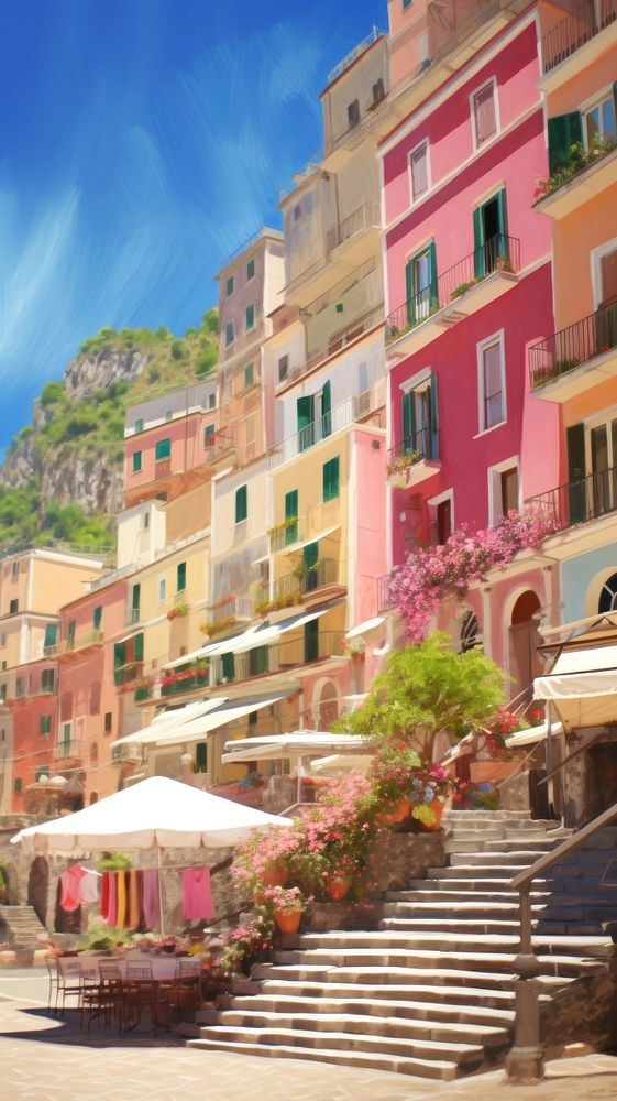 Random town Italy neighborhood architecture | Premium Photo ...