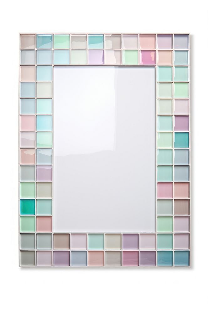 Rectangle mosaic art white background. | Premium Photo Illustration ...