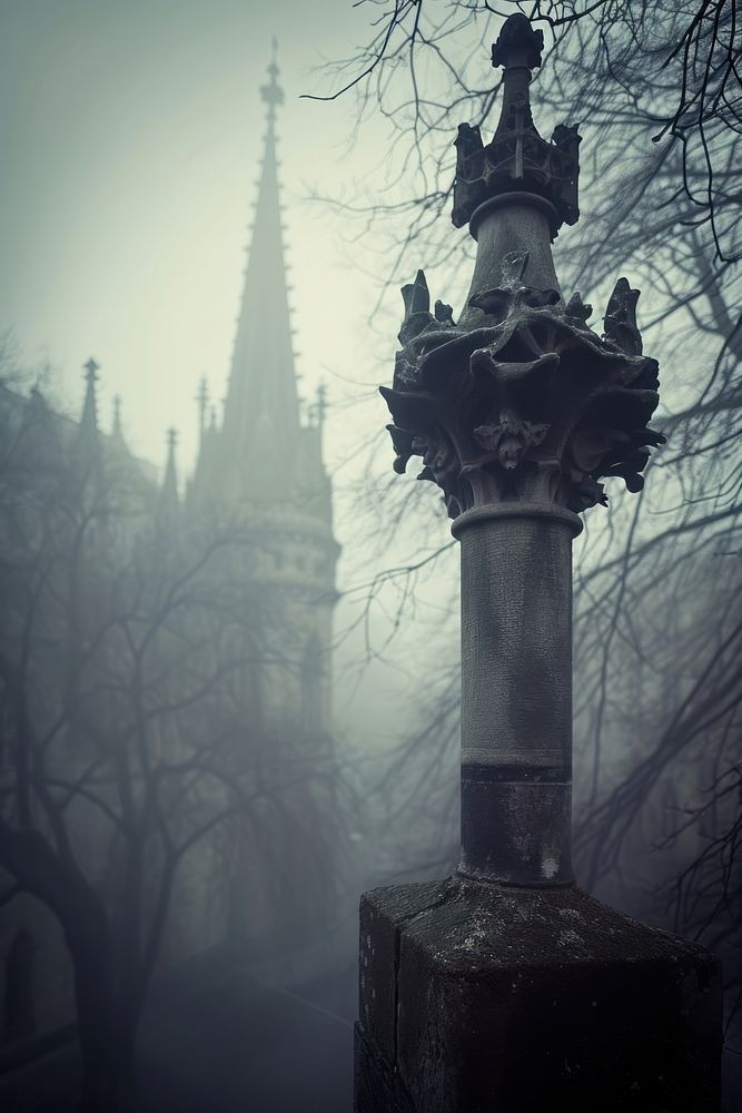 Random gothic pillar architecture building | Free Photo - rawpixel