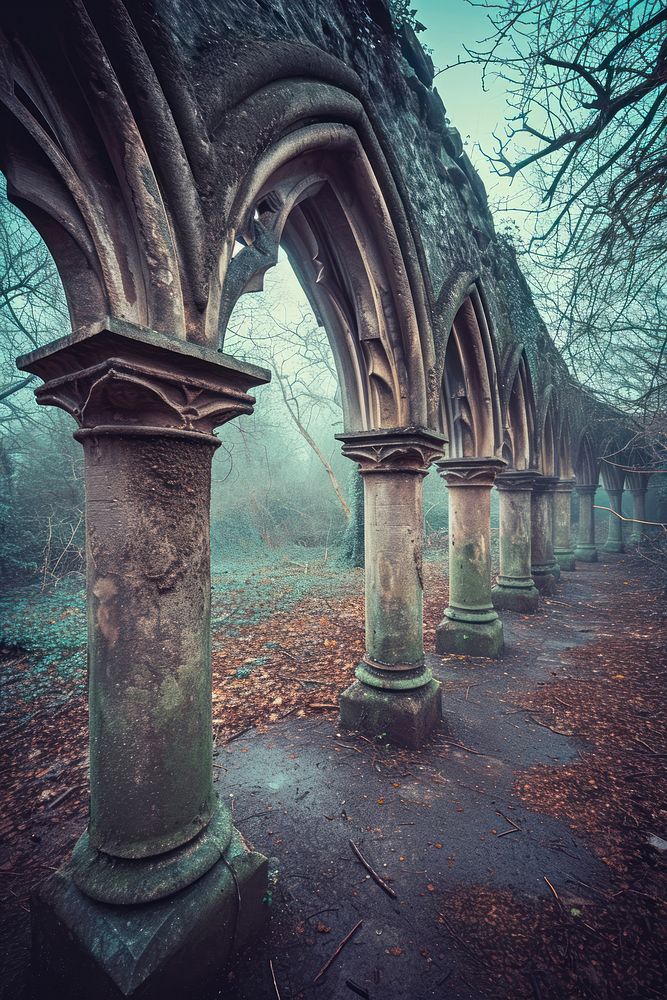 Random gothic pillar architecture outdoors | Free Photo - rawpixel