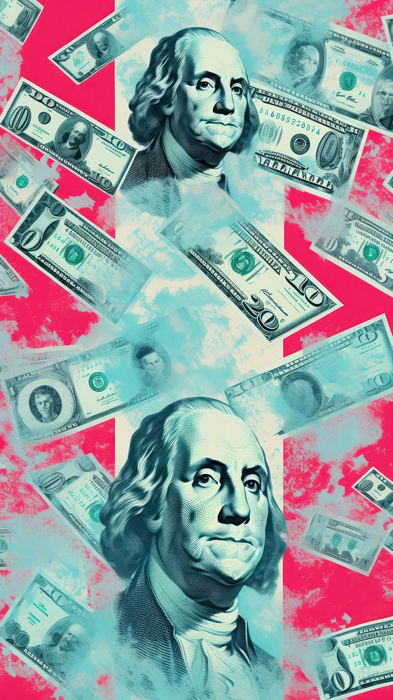 Wallpaper money dollar representation backgrounds. | Premium Photo ...