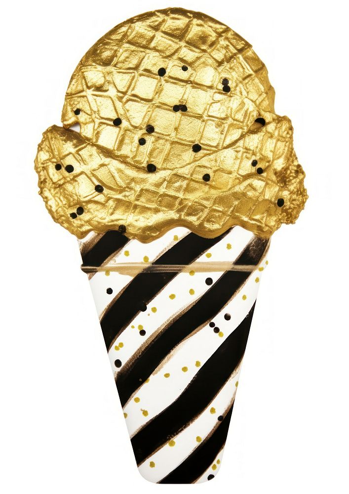 Ice cream ripped paper dessert | Free Photo Illustration - rawpixel