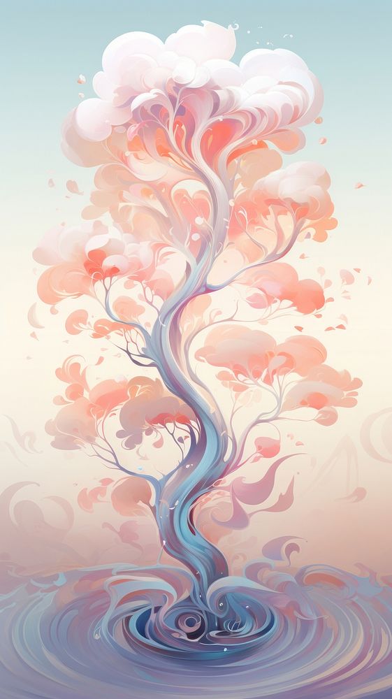 Tree outdoors pattern drawing. | Free Photo Illustration - rawpixel