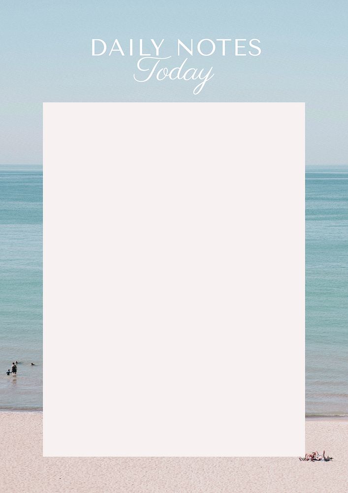 Daily notes planner template design | Free Photo - rawpixel