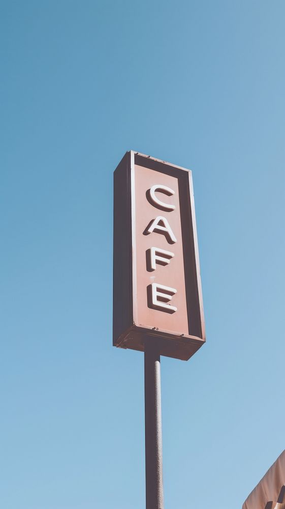 Cafe signage symbol number text. | Free Photo - rawpixel