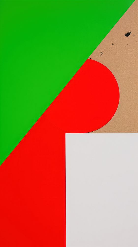 Minimal theme red green art | Free Photo Illustration - rawpixel