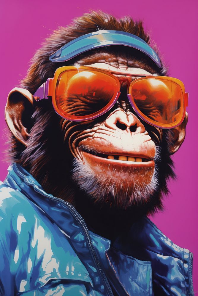 Monkey aliens mammal animal adult. | Free Photo Illustration - rawpixel