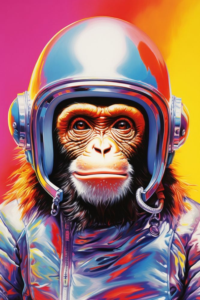 Monkey aliens wildlife mammal animal. | Premium Photo Illustration ...