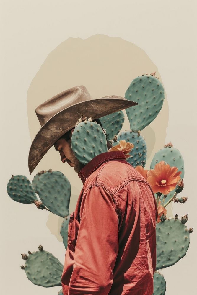 Cowboy cactus cowboy adult plant. | Free Photo Illustration - rawpixel