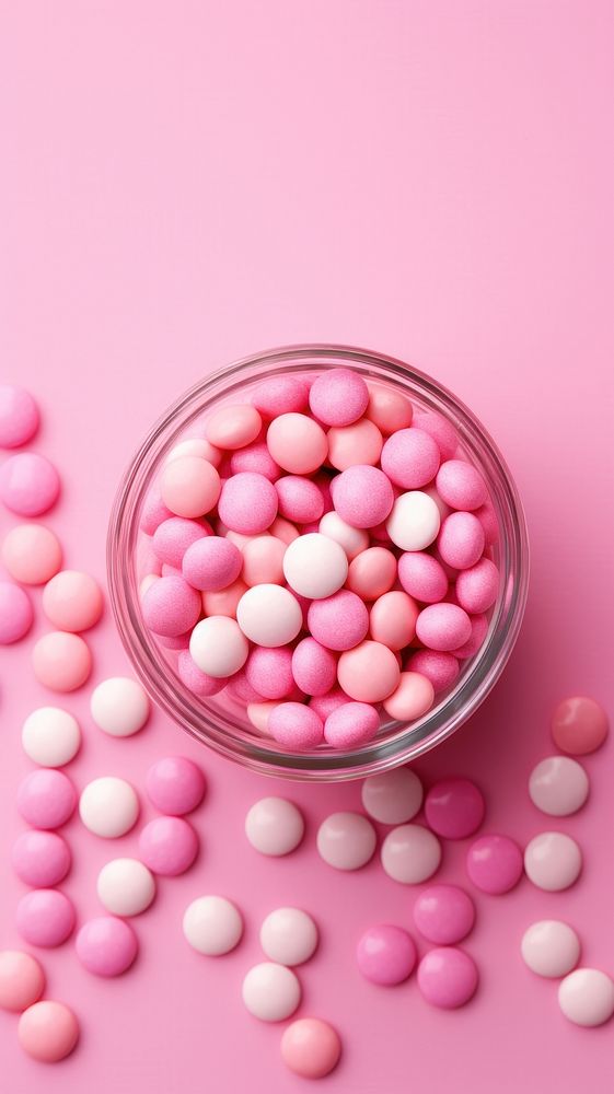 Pink aesthetic candy wallpaper confectionery | Premium Photo - rawpixel